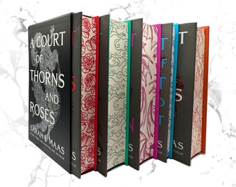 A Court of Thorns and Roses ACOTAR Box Set With Custom Spray Edges - Etsy