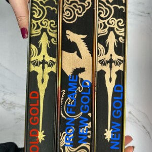 IRON FLAME Sprayed Edges Foiled Cover - Etsy