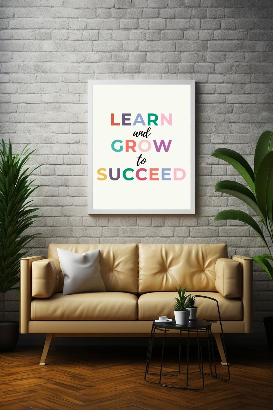 Motivational Classroom Poster Wall Art Bundle, Digital Inspirational ...