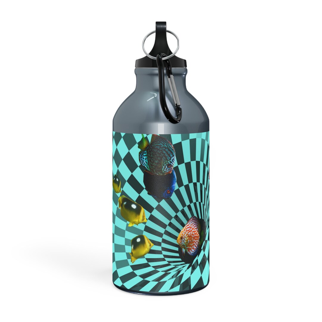 Tropical Fish Optical Illusion Oregon Sport Metal Water Drink - Etsy