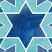 Jewish Moroccan Tile Art | Star of David | Kaleidoscope Art | Judaica ...