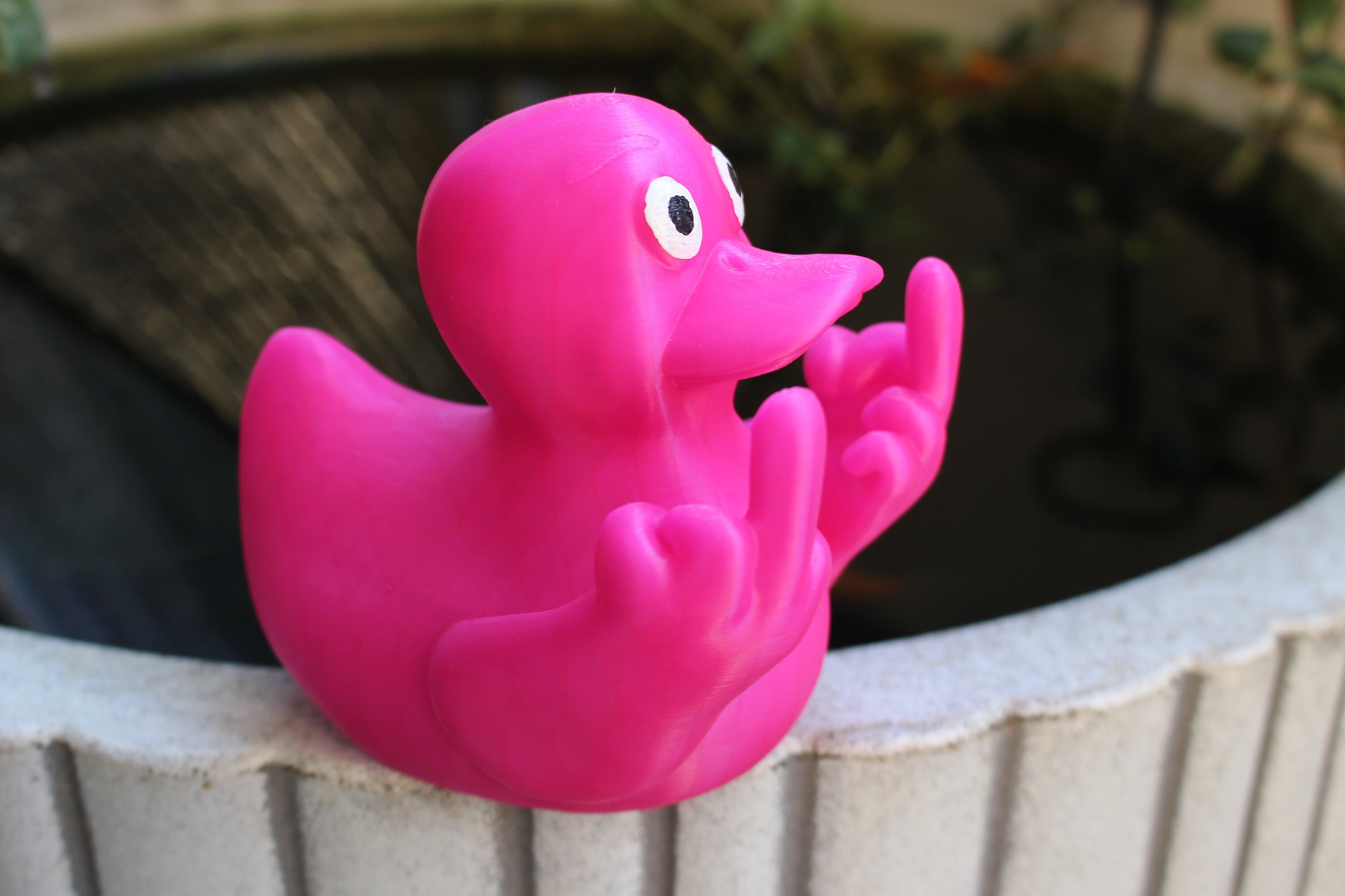 Evil Rubber Duck Shows Double Middle Finger/rubber - Etsy
