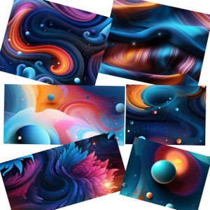 Stunning Artwork Beautiful Unique Color Concepts Technical - Etsy