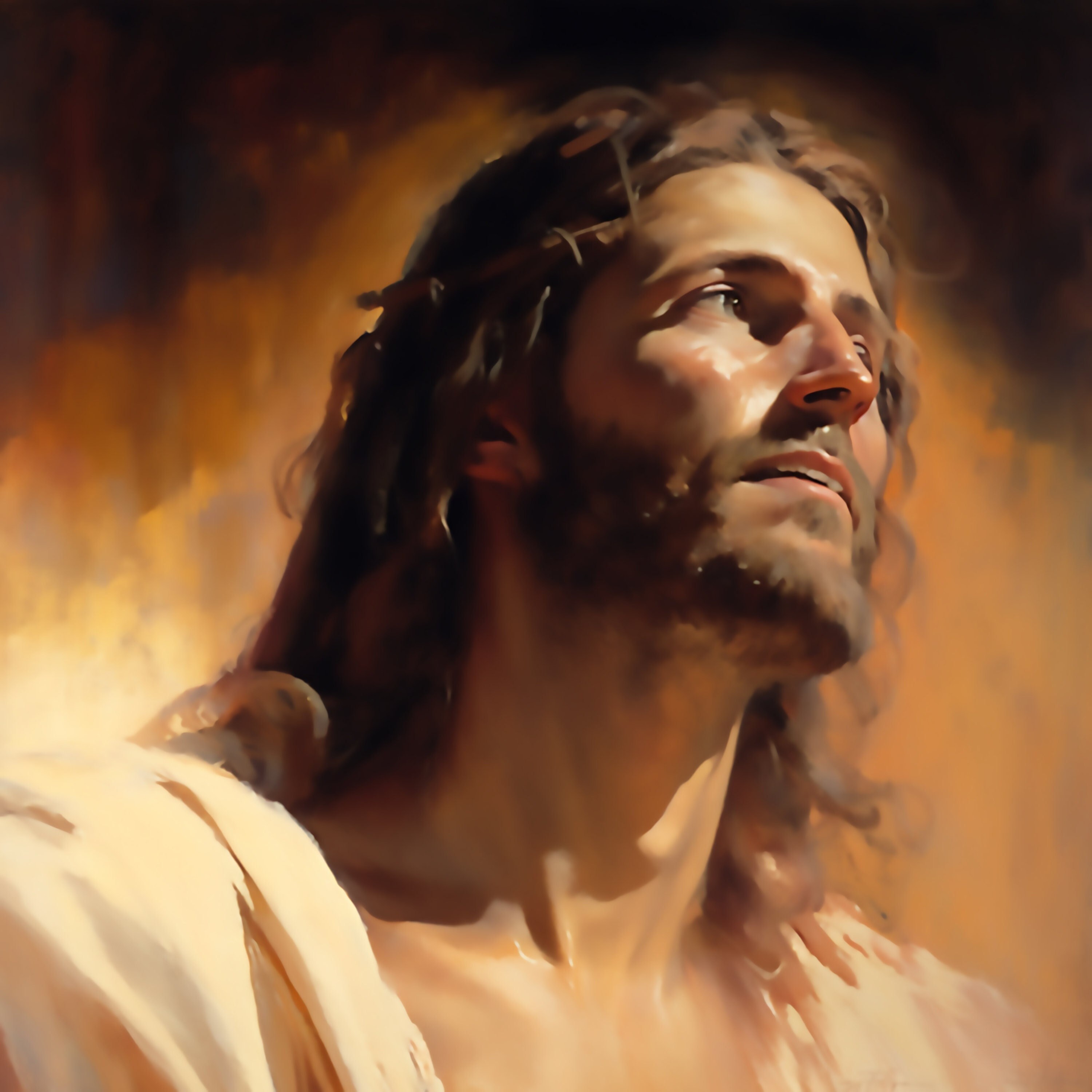 Two Portraits of Jesus Christ / Resurrection Printable Wall Art - Etsy