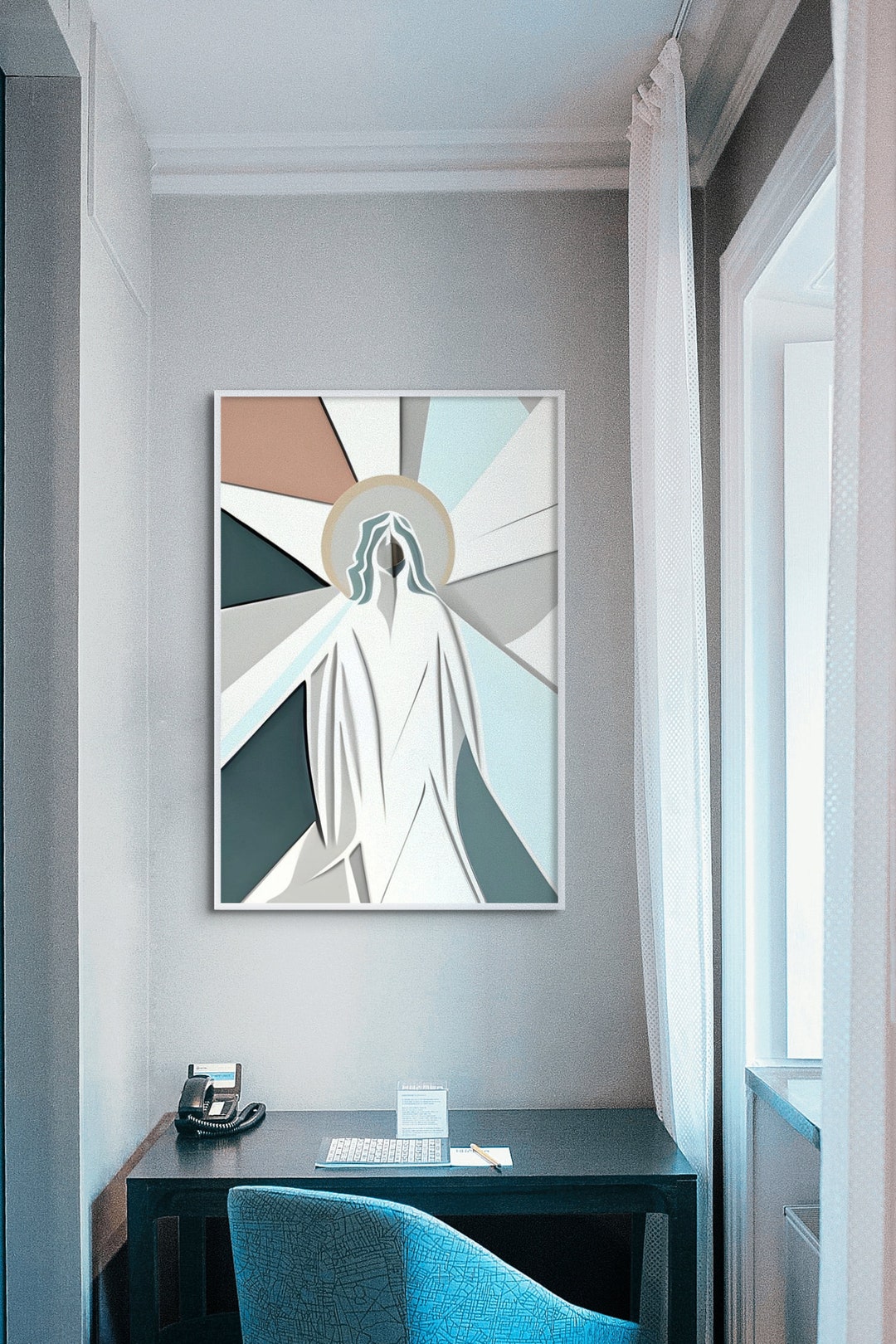 Resurrection of Christ - 5 Sizes Printable Digital Abstract Wall Art - Etsy