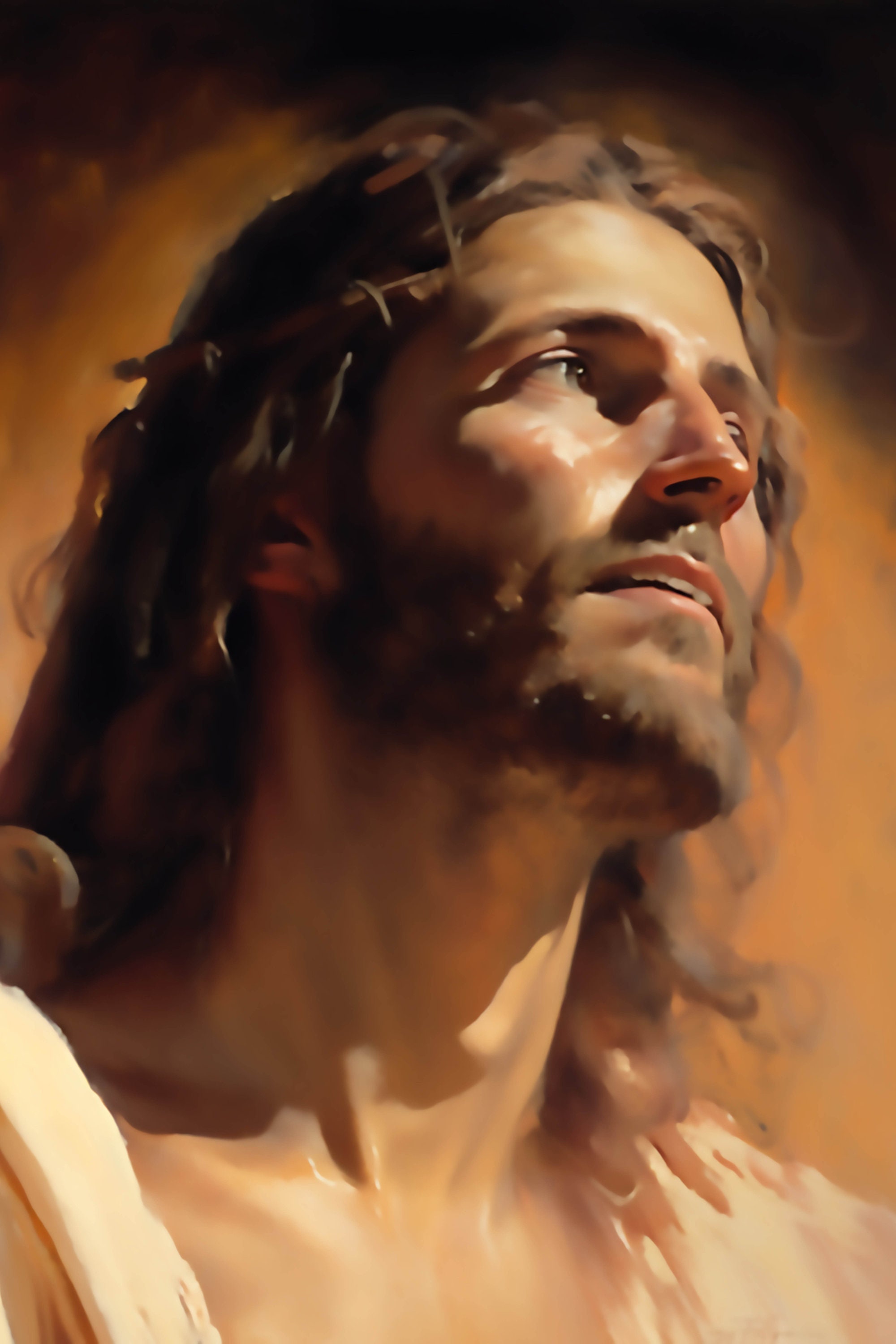 Two Portraits of Jesus Christ / Resurrection Printable Wall Art - Etsy