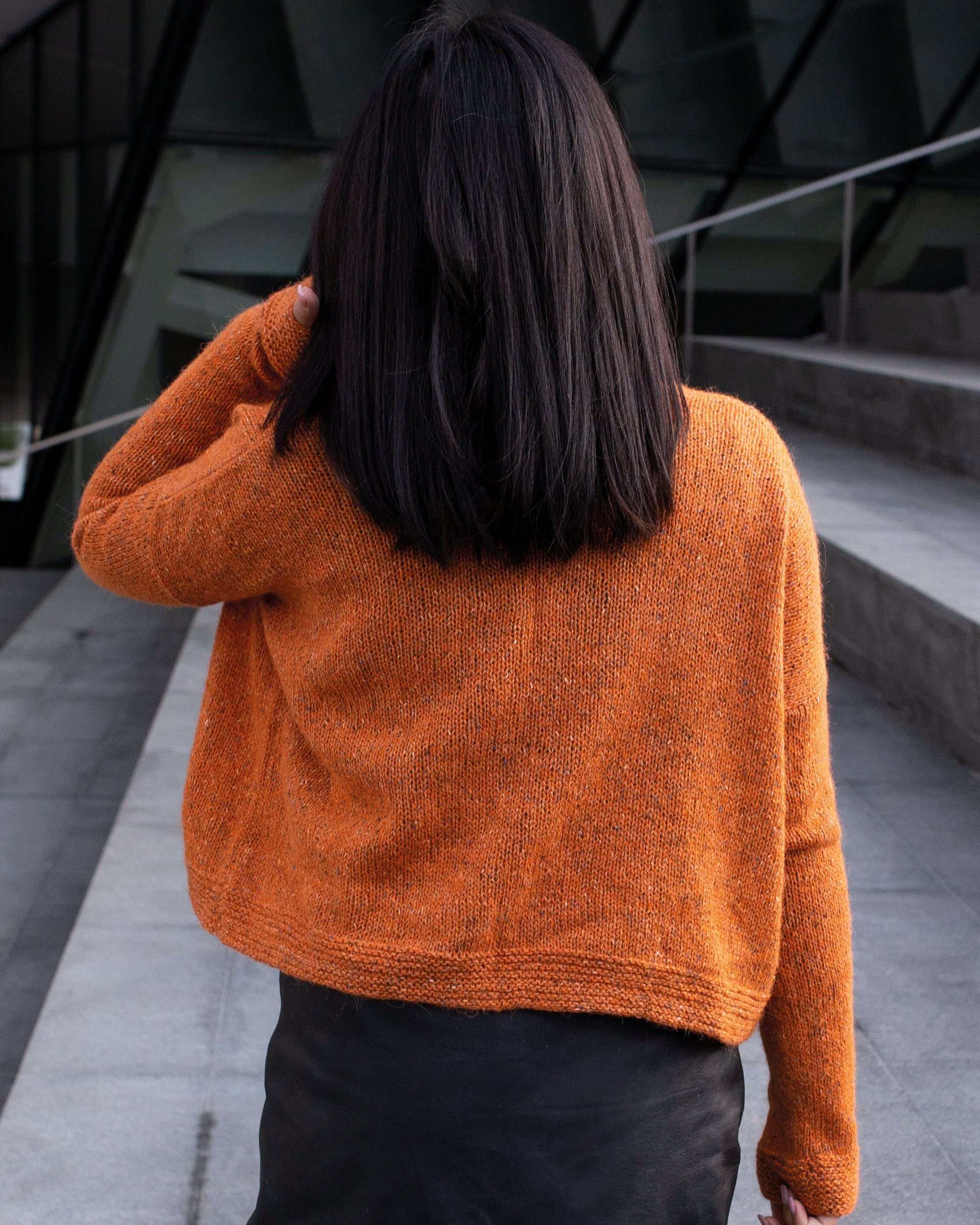 KNITTING PATTERN for Modern Square Sweater / Instant PDF Download ...