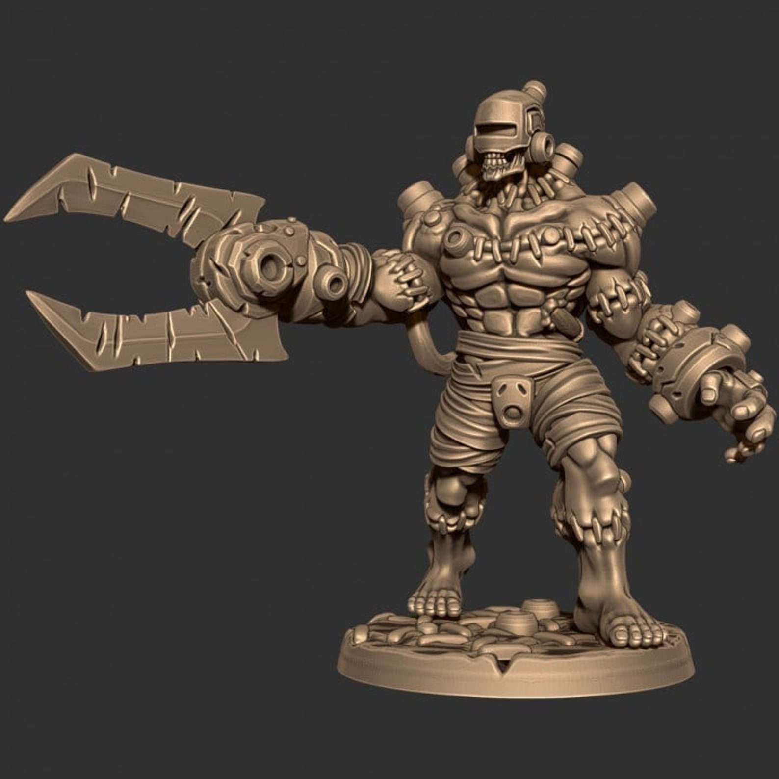 Wargast Kludge Stl, Brute B 3d Figure, Giant Stl, 3d Printer Stl Files ...