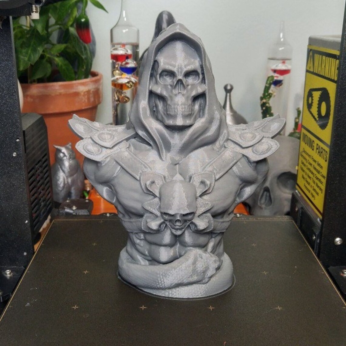 Skull Bust Stl, Skeletor 3d Figure, Assasin Skull Stl, 3d Printer Stl ...
