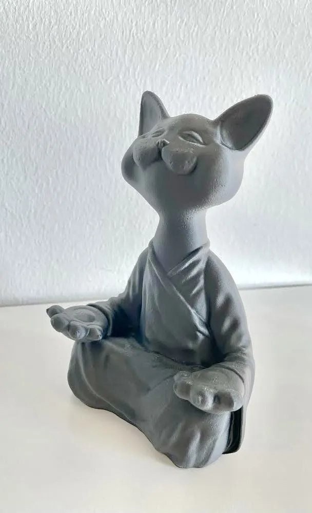 Cute Cat Stl, Yoga Cat 3d Figure, Cat Bust Stl, 3d Printer Stl Files ...