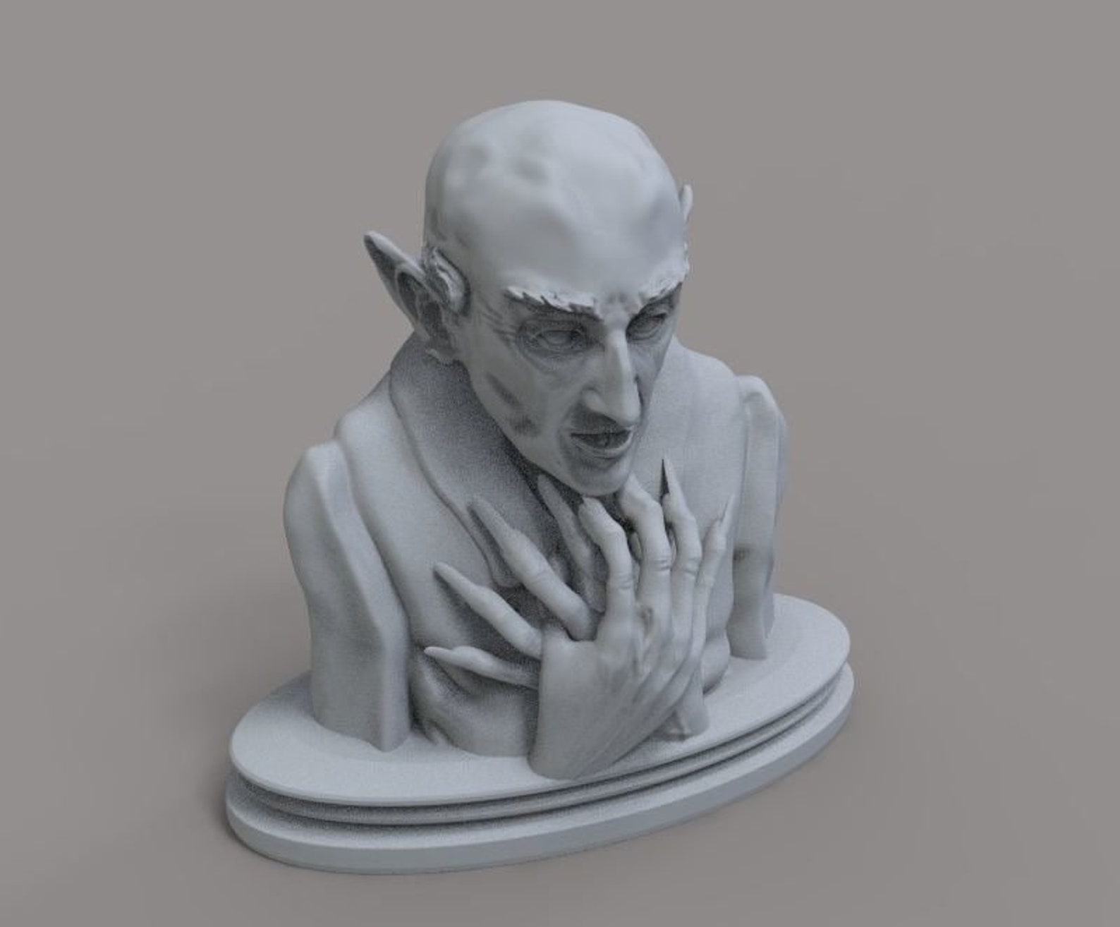 Nosferatu Stl, Vampire 3d Figure, Wrath Stl, 3d Printer Stl Files, 3d ...