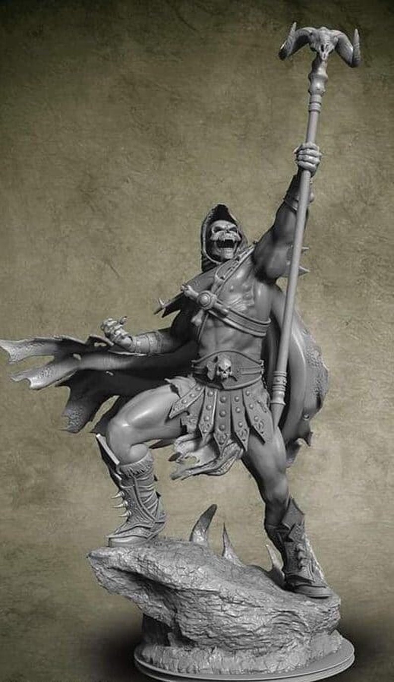Skeletor Stl, Skeletor 3d Figure, Assasin Skull Stl, 3d Printer Stl ...