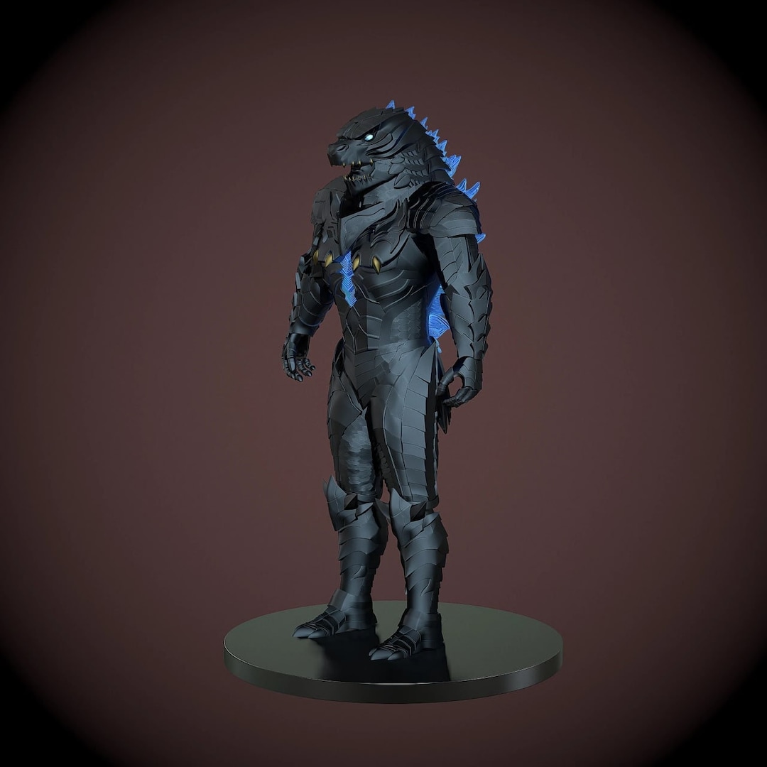 Godzilla Stl, Armored Godzilla 3d Figure, Marvel Stl, 3d Printer Stl ...