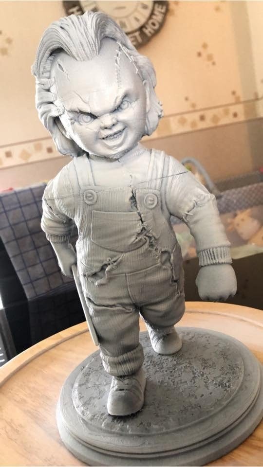Chucky Stl, Chucky 3d Figure, Chucky Statue Stl, 3d Printer Stl Files ...