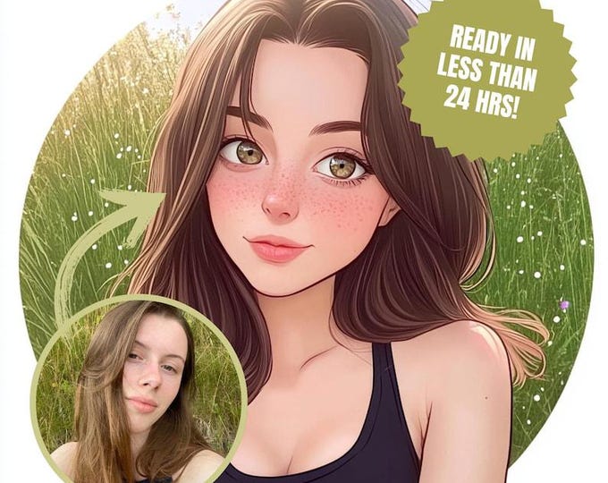Custom Icon Illustration, Personalized PFP, Customized Portrait, Avatar ...