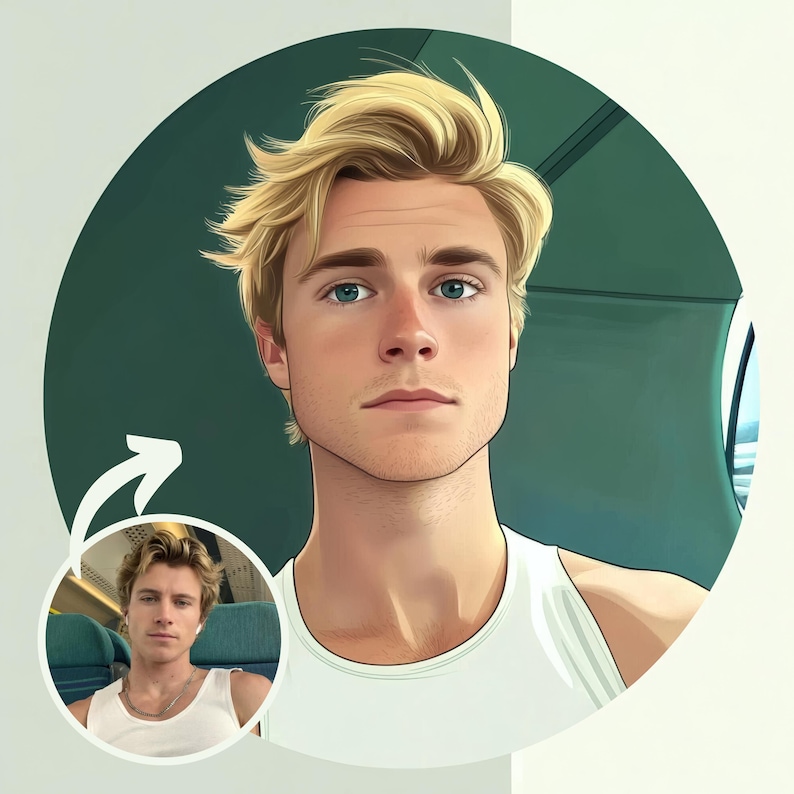 Custom Icon Illustration, Personalized PFP, Customized Portrait, Avatar ...