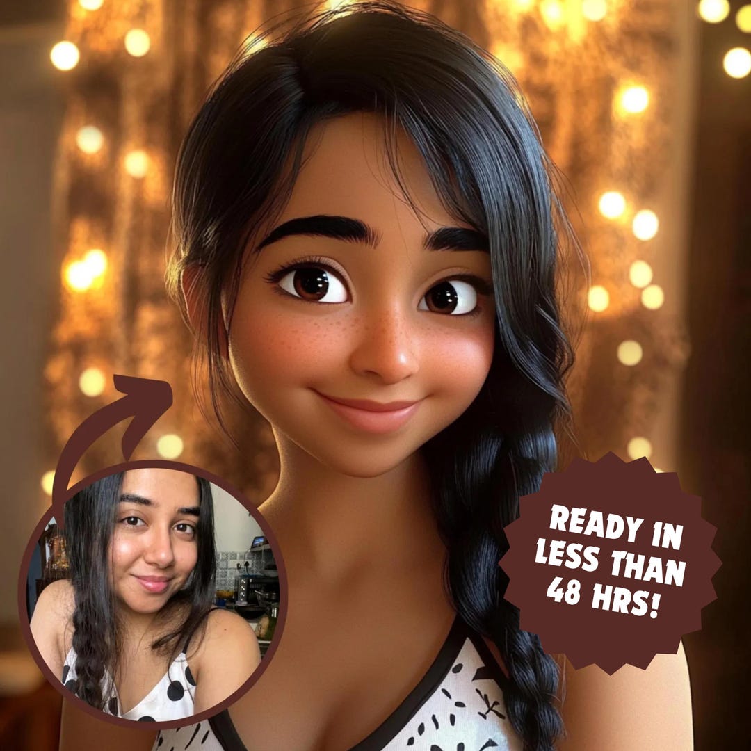 Pro Premium Custom Pixar Commission Art Disney Digital Drawing, Cartoon ...