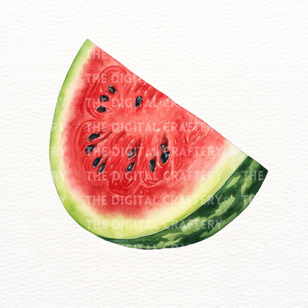 Watermelon Clipart Bundle, Watermelons Clipart Pack, Fresh Fruit, PNG ...