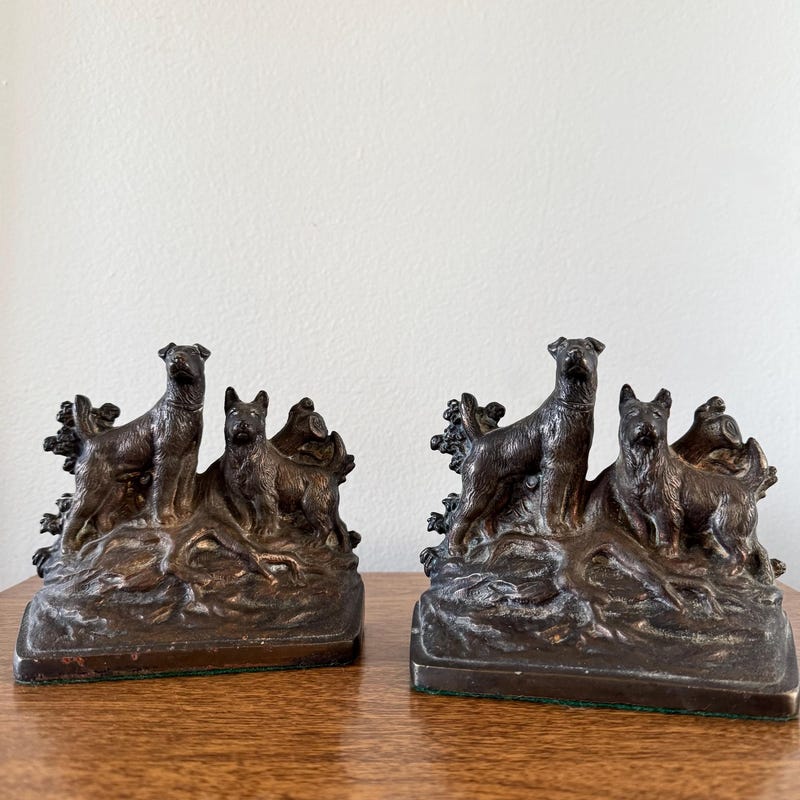 Dog Bookends - Etsy