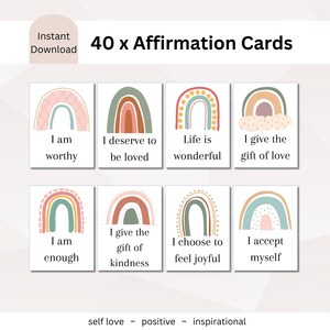 Affirmation Cards Printable printable Affirmation Cards positive ...