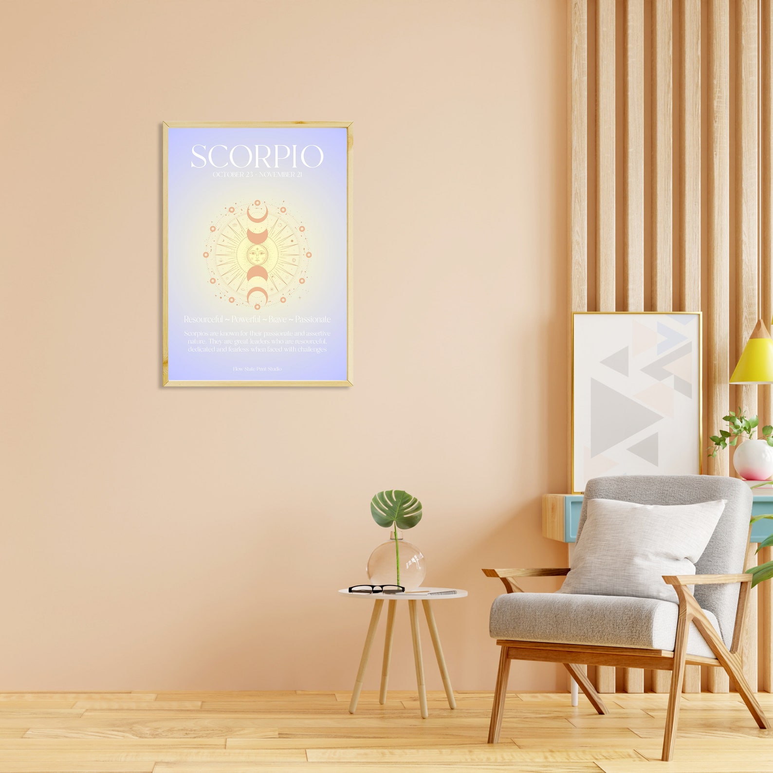 SCORPIO Poster Aura Poster Scorpio Wall Art Scorpio Gifts Zodiac ...