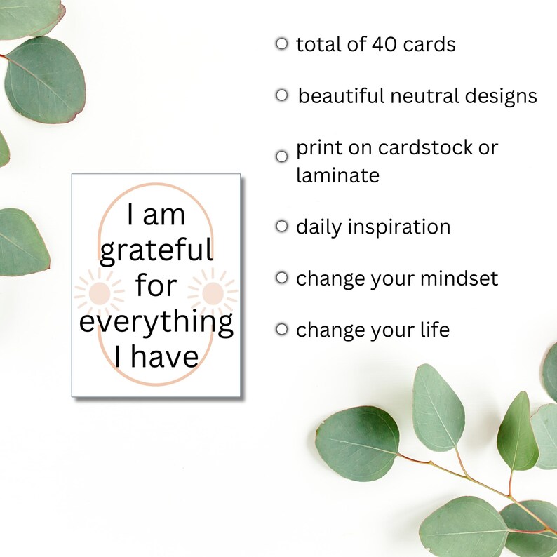 Affirmation Cards Printable printable Affirmation Cards positive ...