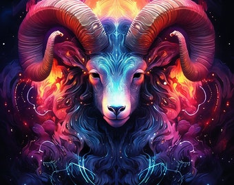 Aries 12 Zodiac Sign T Shirt Mugs Canvas Wallpaper - Etsy