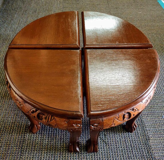 Pie shaped coffee table store
