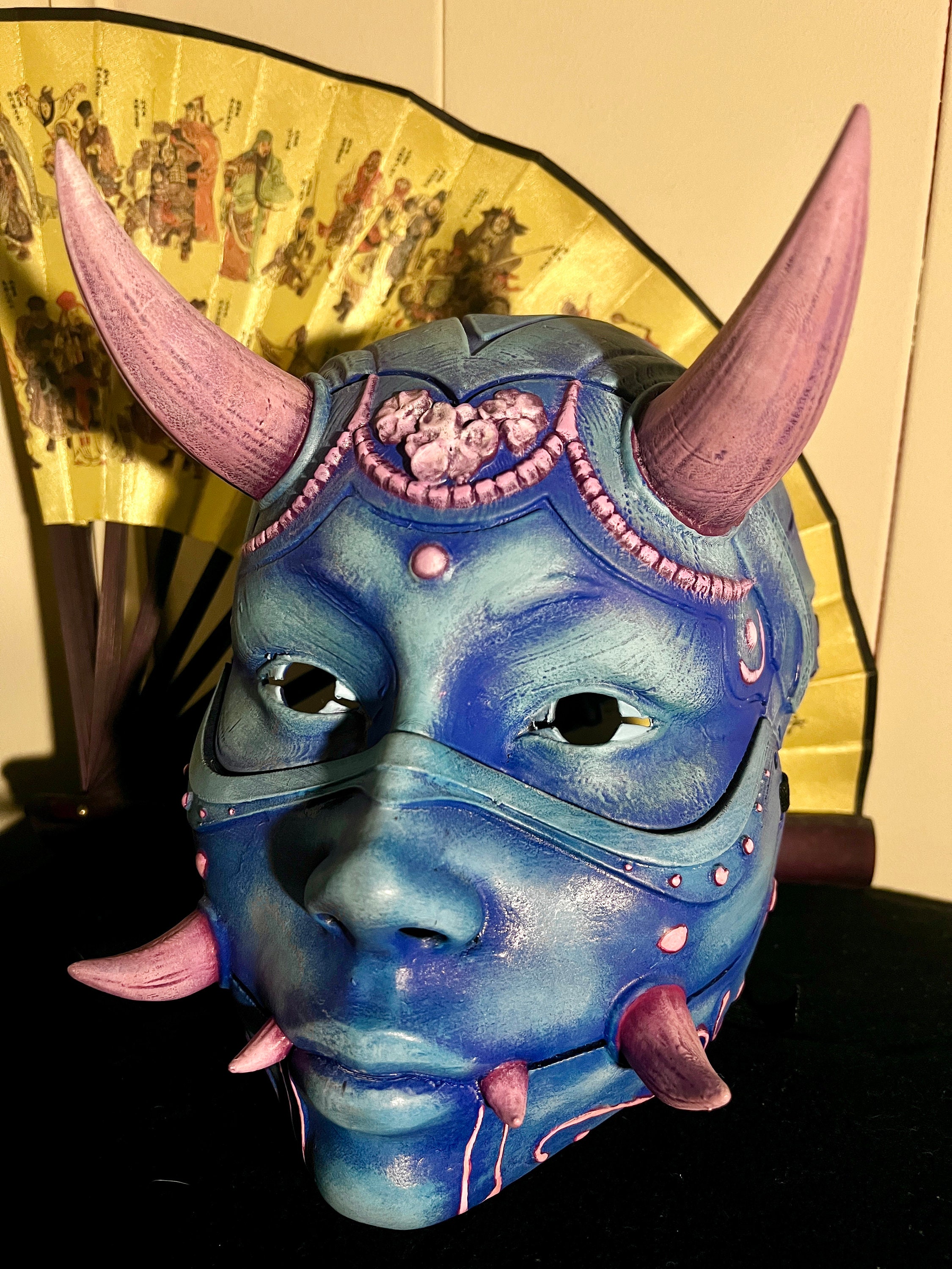 Hannya Mask, Collectible Mask, Traditional Japanese Demon Mask Full ...