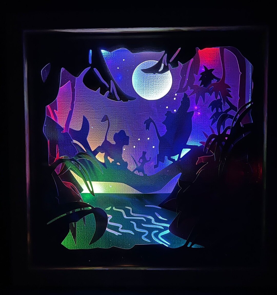 The Lion King Light Box - Etsy