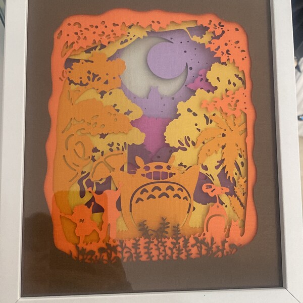 Totoro Light Box - Etsy
