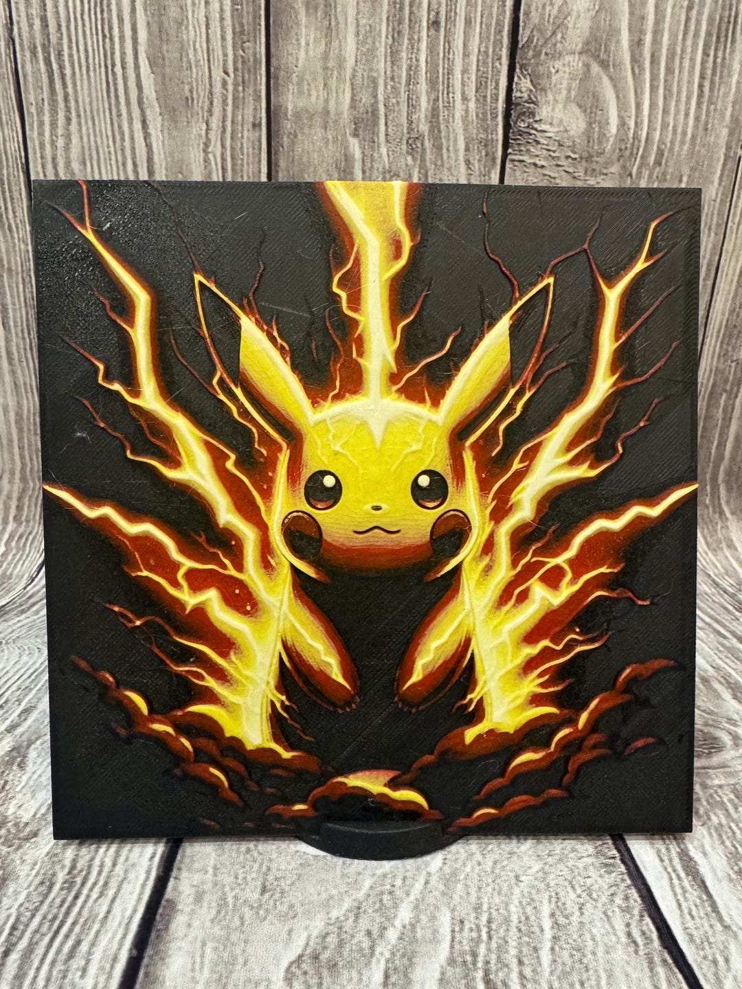 3D Printed Pikachu Art Ideal Gift for Pokemon Fans 3D Pikachu Pokemon ...