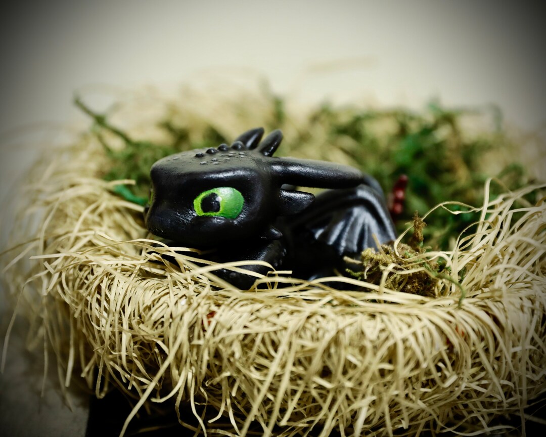 Toothless Dragon Figure. Toothless Figure for the Shoulder. Portable ...