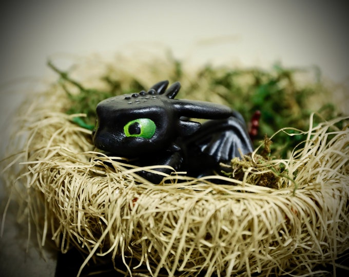 Toothless Dragon Figure. Toothless Figure for the Shoulder. Portable ...