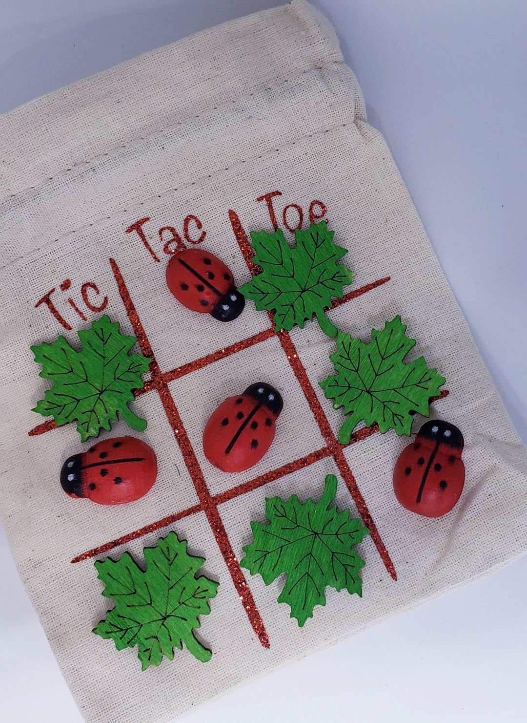 Tic Tac Toe Bag Set - Etsy
