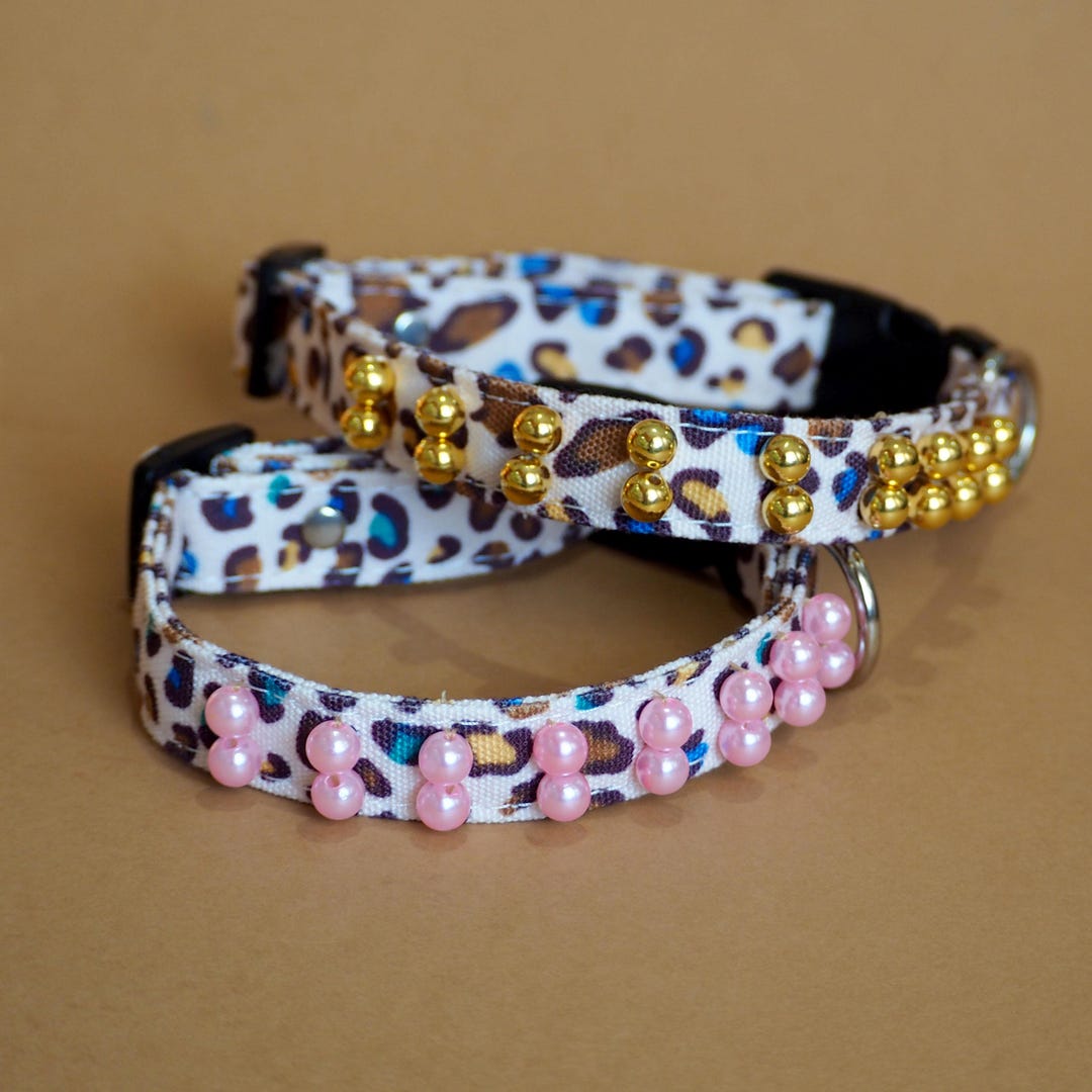 Elegant Leopard Collar for Dogs - Etsy