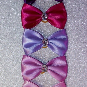 Elegant Bows for Dogs, Cute Bows for a Pet, 20 Colors, Ribbon Bows ...
