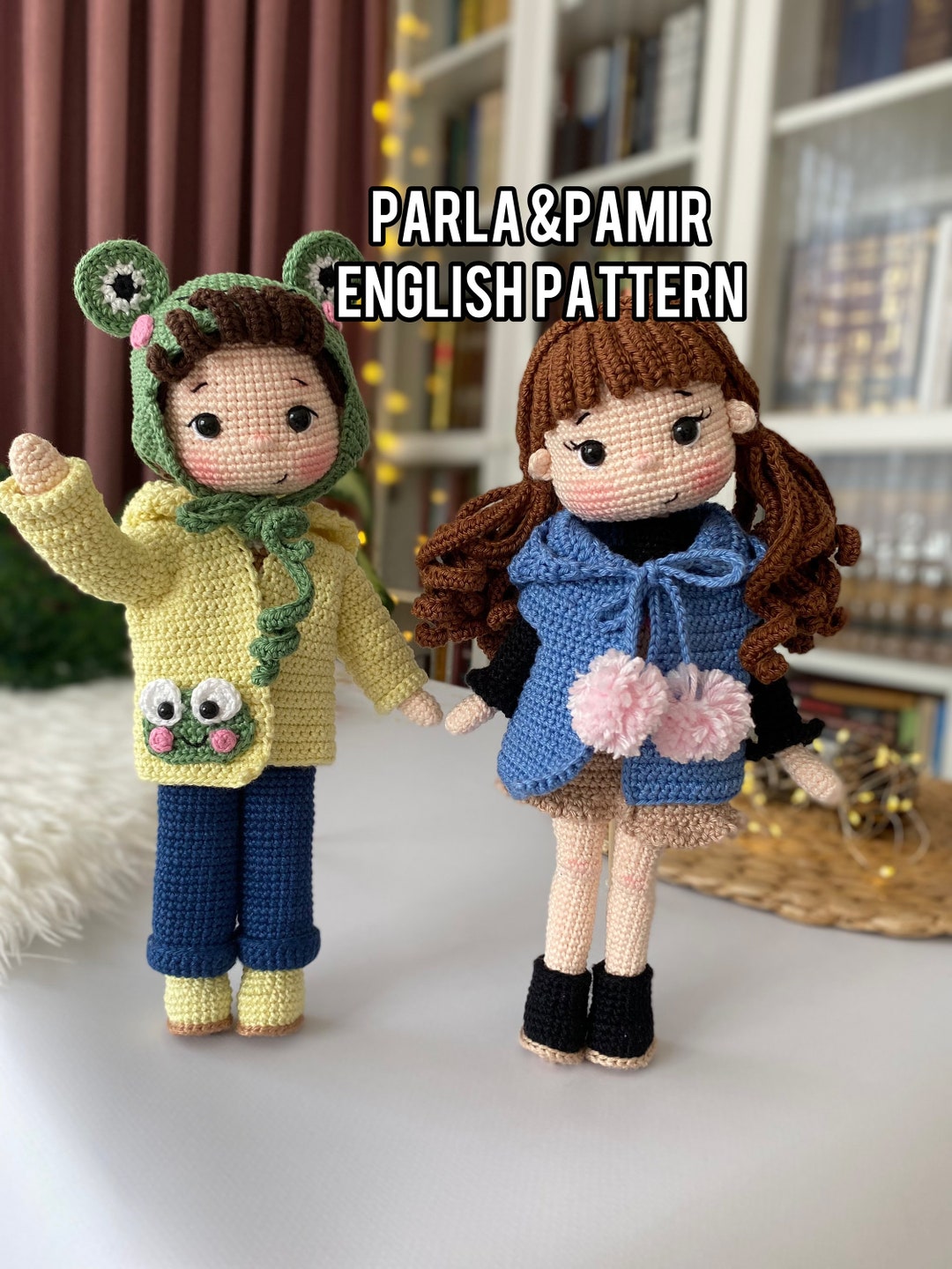 Parla & Pamir Doll English Pattern - Etsy