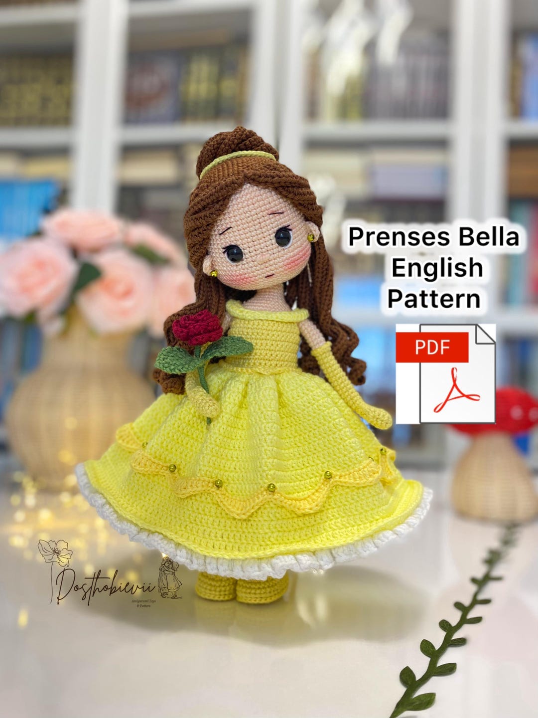 Amigurumi Princess Bella Pattern - Etsy