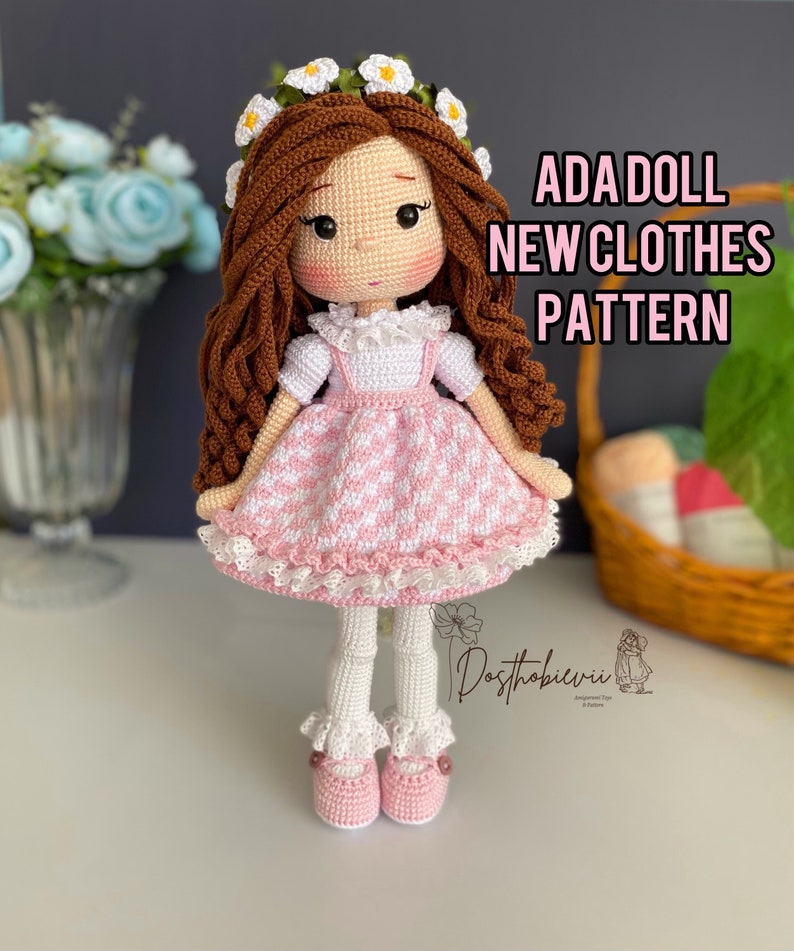 Ada Doll New Clothes English Pattern - Etsy UK