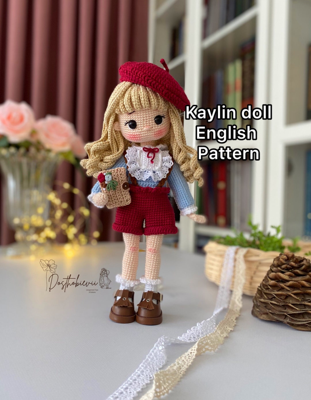 Kaylin Doll English Pattern - Etsy