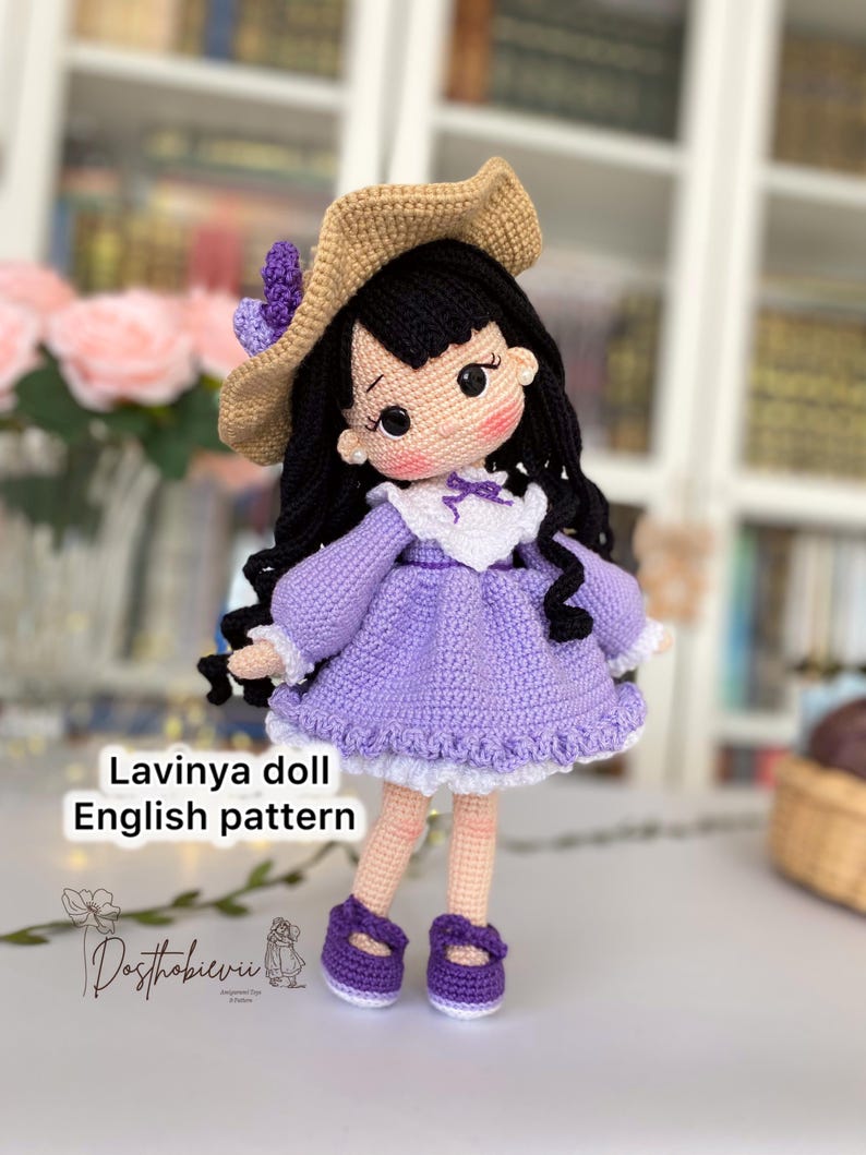 Amigurumi Lavinya Doll Pattern - Etsy