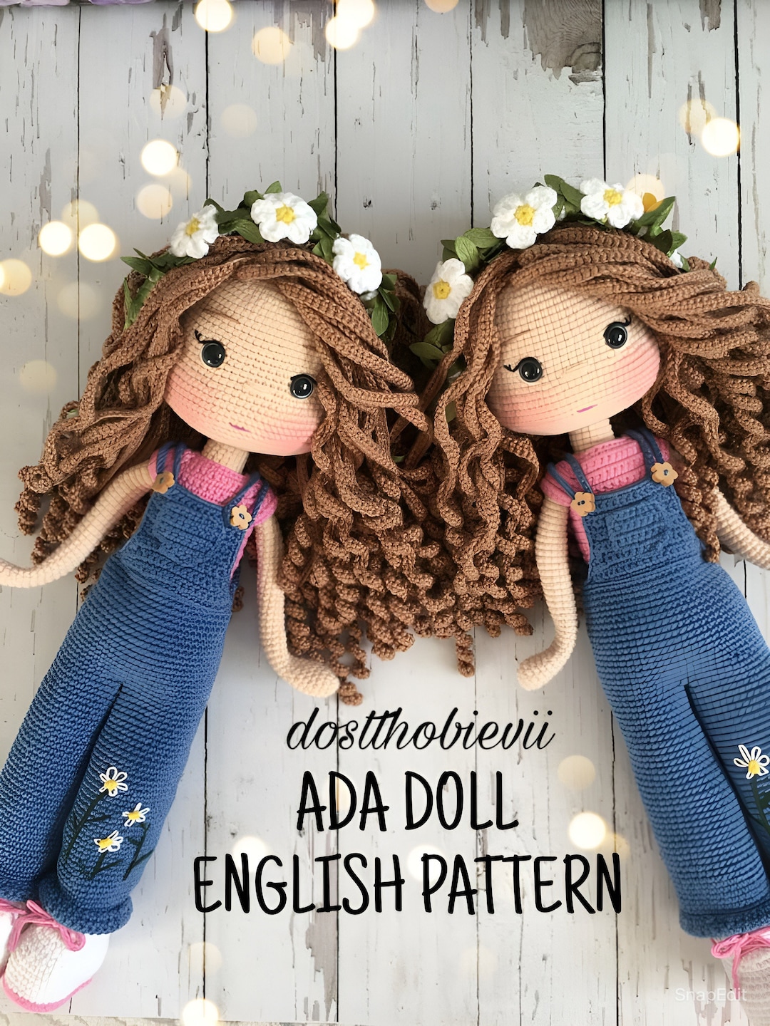 Amigurumi Pattern ADA DOLL - Etsy