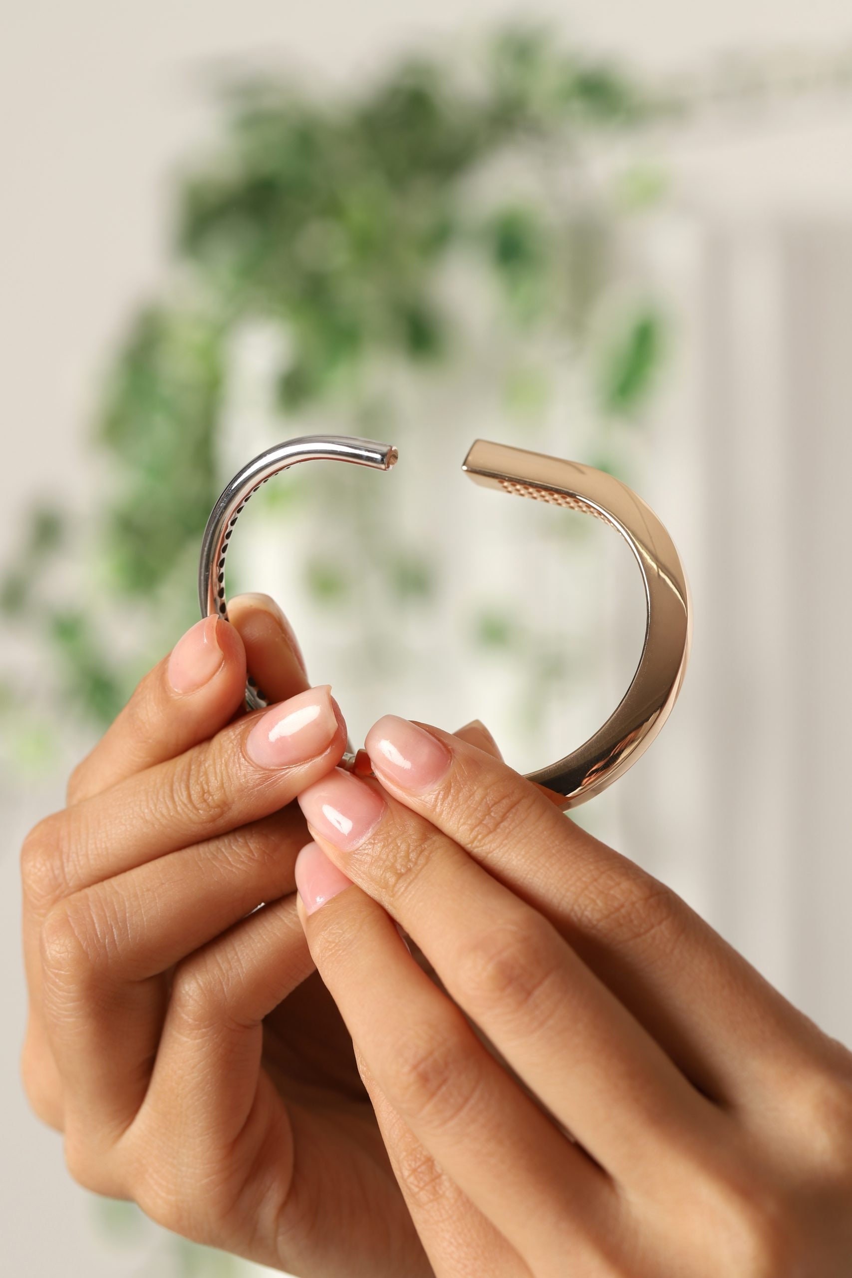 Dainty 14k Gold Two Color Lock Handcuff Bracelet Rose & White - Etsy