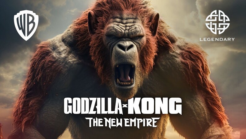 Godzilla X Kong the New Empire 2024 Monsterverse Posters and Digital ...