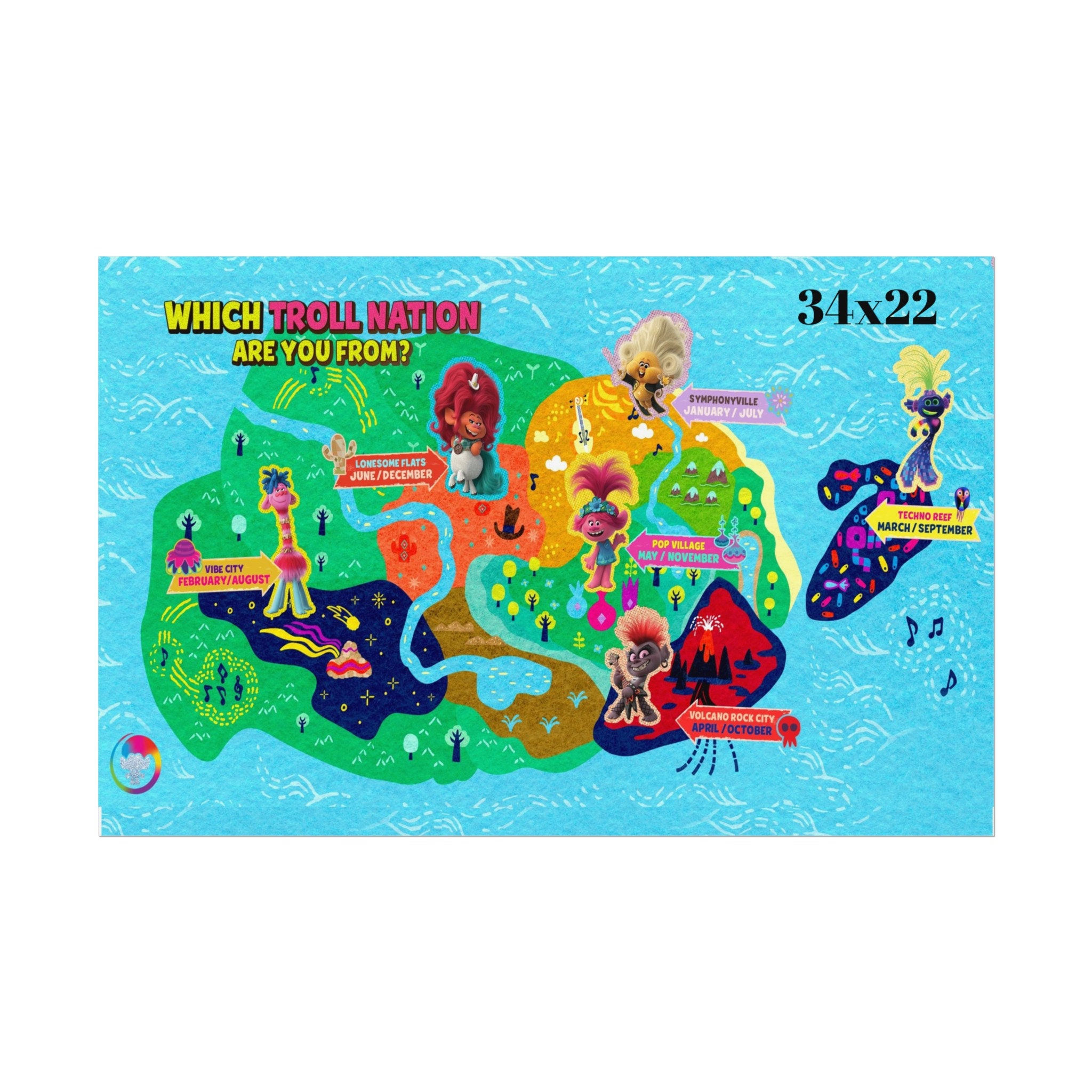Trolls Band Together Troll Nation Map Identify Your Troll Nation Fun ...