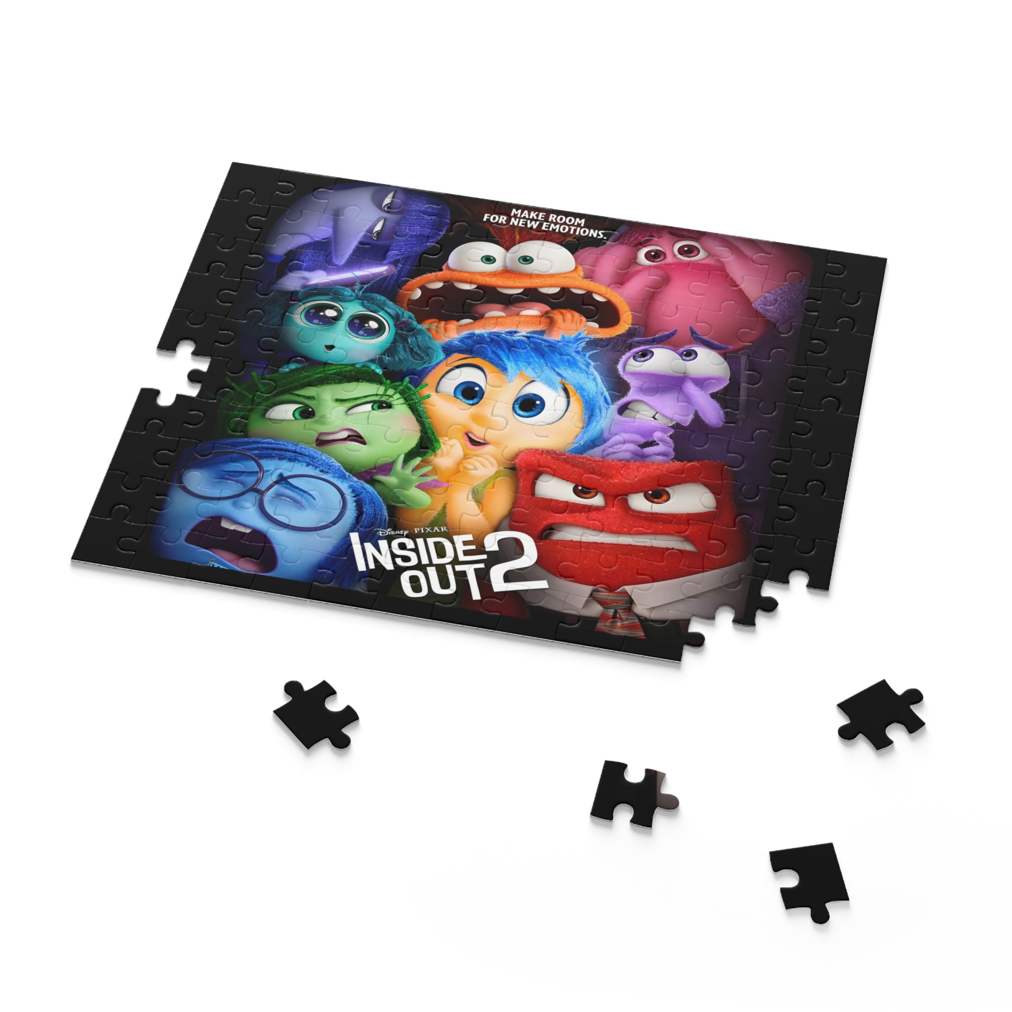 Inside Out 2 2024 All the Emotions' Character in a Puzzle 120, 252, 500 ...