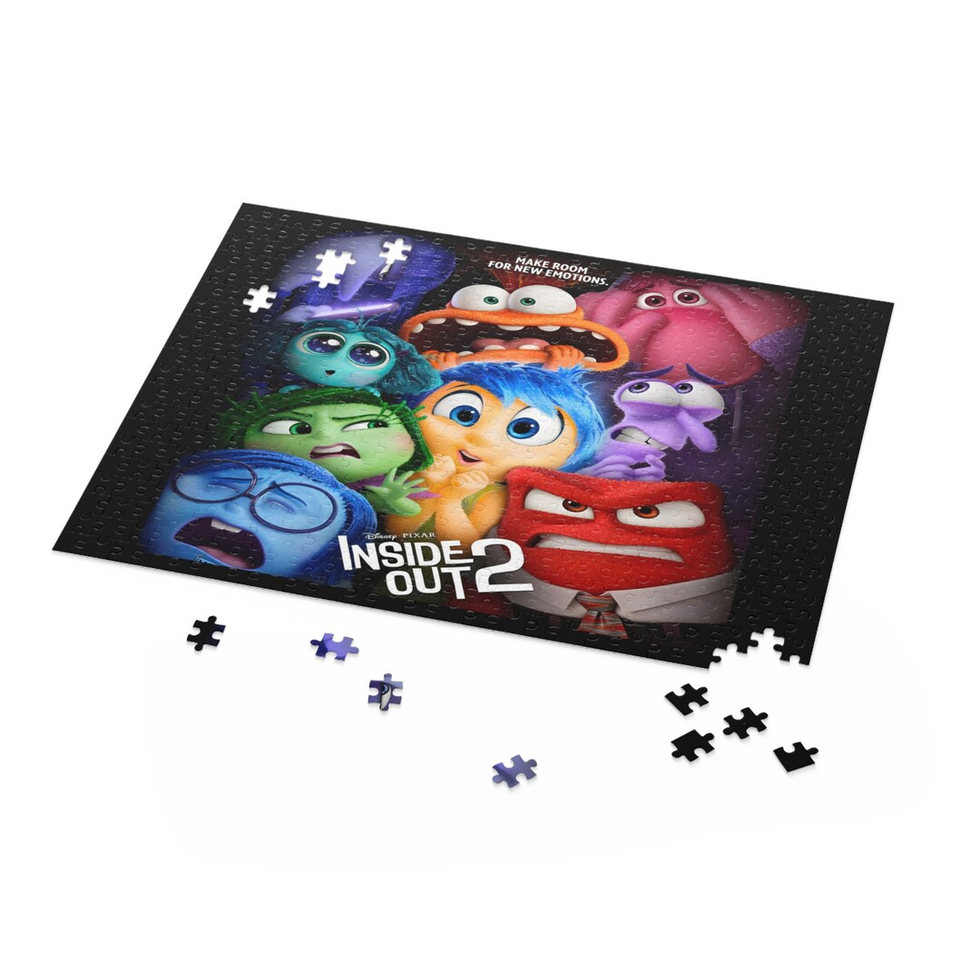 Inside Out 2 2024 All the Emotions' Character in a Puzzle 120, 252, 500 ...