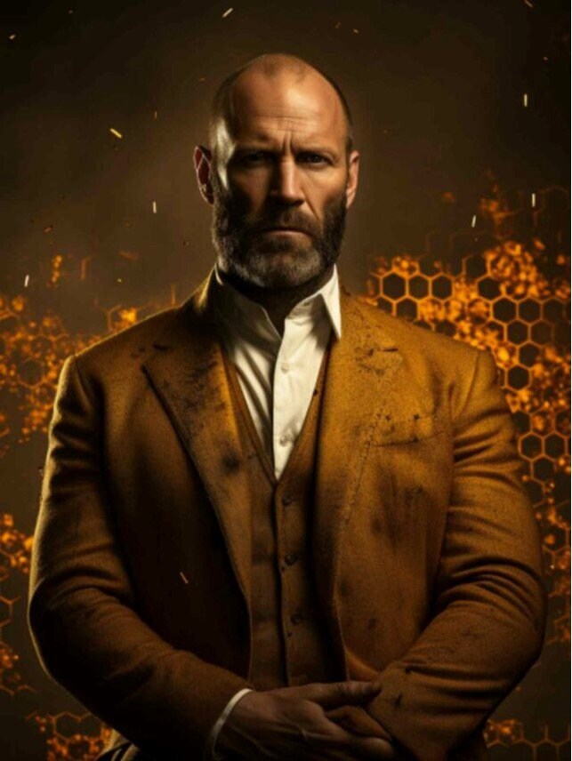 Jason Statham Movie the Beekeeper 2024 Movie Poster and Quality Digital ...