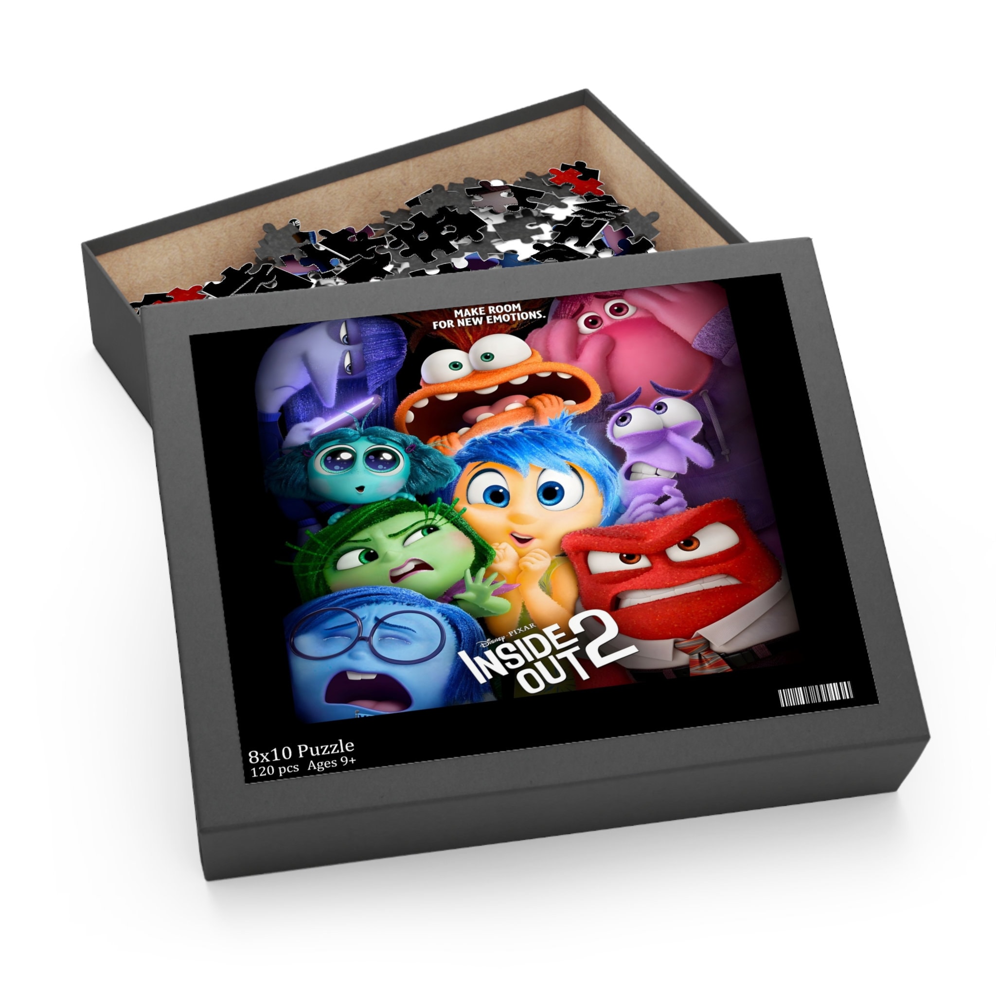 Inside Out 2 2024 All the Emotions' Character in a Puzzle 120, 252, 500 ...